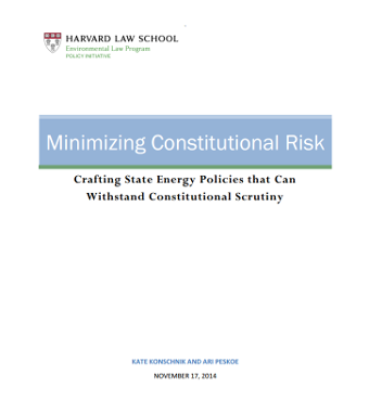 Minimizing Constitutional Risk | State Power Project
